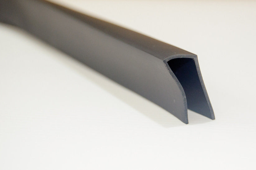 U Channel/ Gasket Rubber Seal - BLACK – Aluminium Solutions VIC